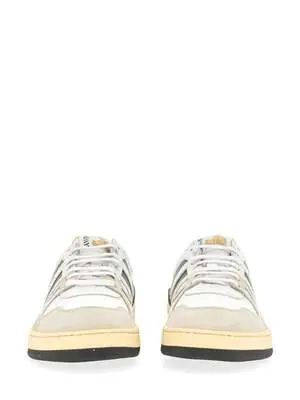 LANVIN Paneled Mesh, Suede, And Nappa Leather Sneakers - Multicolor