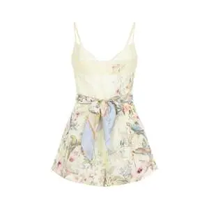 Zimmermann Rebellion Fitted Playsuit - Multicolor