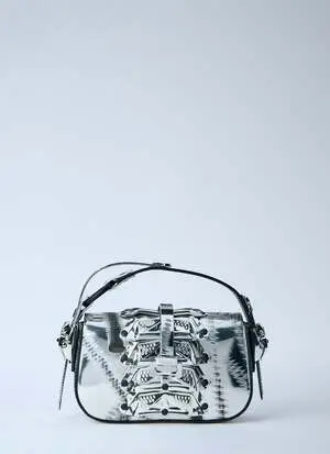 INNERRAUM Object C02 Handbag With Geometric Metallic Embellishments