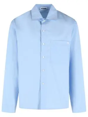 JIL SANDER Light Cotton Shirt - Blue