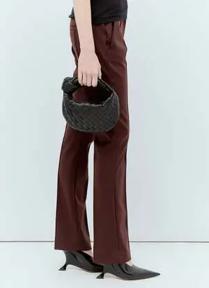 Sportmax Tailored Jersey Pants - Brown