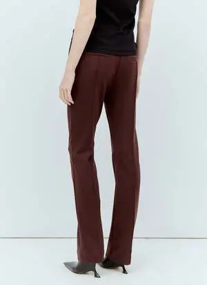 Sportmax Tailored Jersey Pants - Brown
