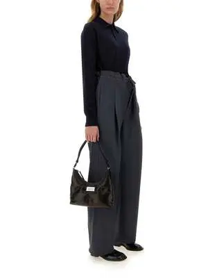 MAISON MARGIELA Wool And Mohair Overdyed Trousers - Gray