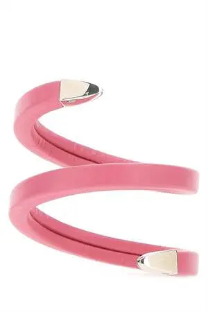 Bottega Veneta Nappa Leather Bracelet - Pink