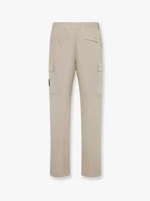 Stone Island Organic Cotton Cargo Trousers - Multicolor