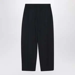 Alexander McQueen Wide Leg Wool Trousers