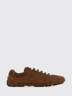 Prada Calf Leather Sneakers - Brown