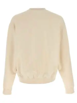 JIL SANDER Logo Print Sweatshirt - Cream