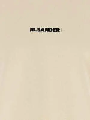 JIL SANDER Logo Print Sweatshirt - Cream