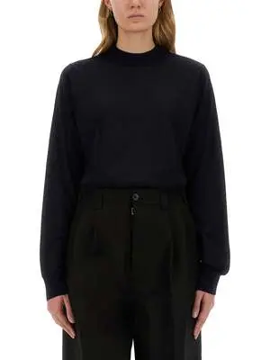 MAISON MARGIELA Wool Jersey Sweater - Blue