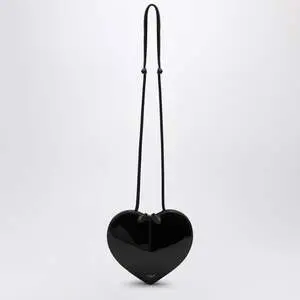 Alaïa Le Coeur Patent Leather Bag - Black