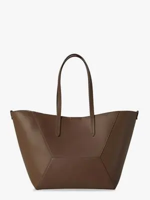 Brunello Cucinelli Duo Hammered Leather Tote - Multicolor
