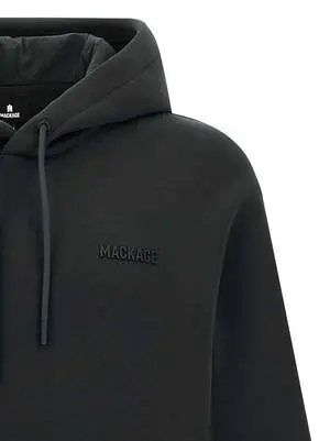 Mackage Krystian Cotton Blend Hoodie With Silicone Logo