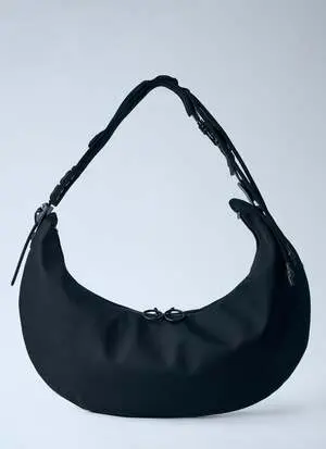 INNERRAUM Object Hm3 Half Moon Bag - Black