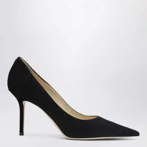 JIMMY CHOO Love 85 Suede Pumps - Black