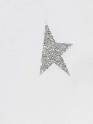 GOLDEN GOOSE Small Star Cotton T-shirt With Glitter Logo