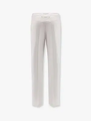 BOSS Cotton And Silk Blend Trousers