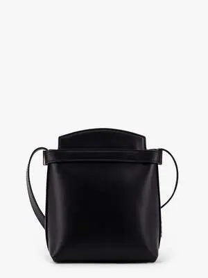 FERRAGAMO Leather Crossbody Bag With Gancini Detail - Multicolor