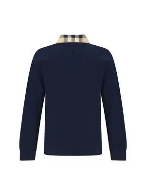 Burberry Cody Long Sleeve Cotton Polo