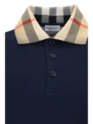 Burberry Cody Long Sleeve Cotton Polo