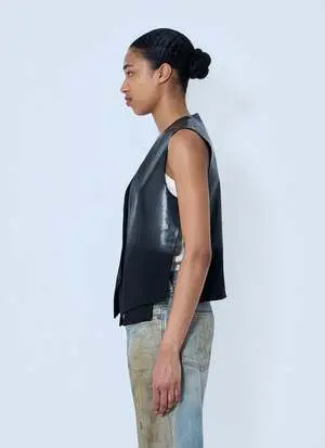 Acne Studios Sleeveless Tailored Waistcoat In Viscose