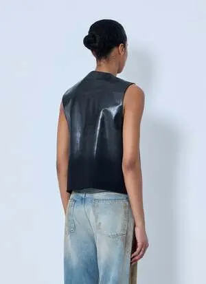 Acne Studios Sleeveless Tailored Waistcoat In Viscose