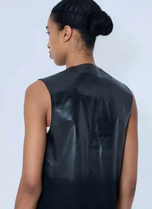 Acne Studios Sleeveless Tailored Waistcoat In Viscose