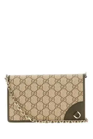 Gucci Monogram Chain Wallet - Multicolor