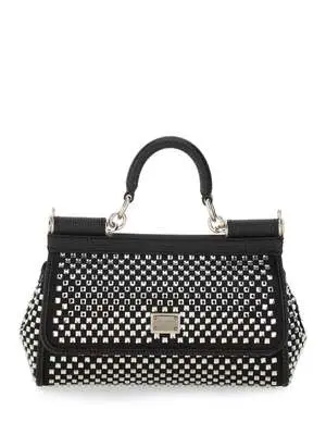 DOLCE & GABBANA DOLCE & GABBANA Small Embellished Sicily Bag