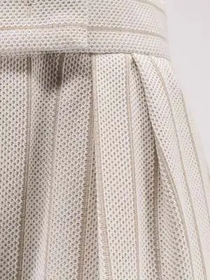 Max Mara Pinstriped Cotton Wide-leg Trousers - Multicolor