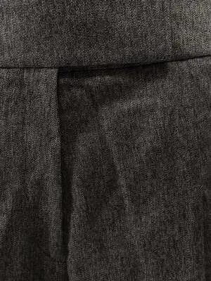BOSS Telda Viscose And Virgin Wool Trousers
