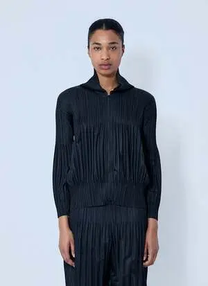 Pleats Please Issey Miyake Long Sleeve Jackets For Women