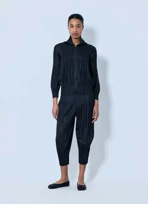 Issey Miyake Zip-up Pleated Jacket
