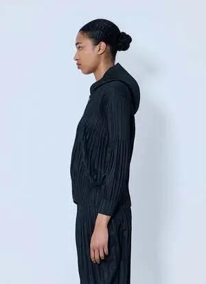 Issey Miyake Zip-up Pleated Jacket