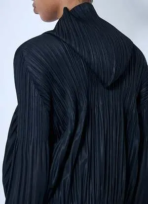 Issey Miyake Zip-up Pleated Jacket