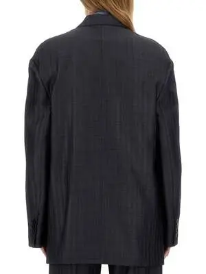Etro Pegasus Buttoned Over Jacket - Gray