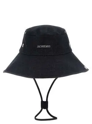 Jacquemus Jacquemus Le Bob De-Nîmes Bucket Hat Blue