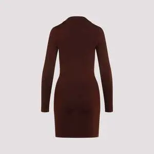Saint Laurent Viscose Mini Dress