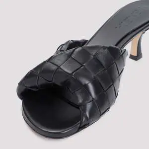 Bottega Veneta Lamb Leather Blink Mules - Black