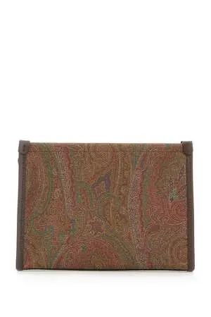 Etro Paisley Print Pegasus Clutch