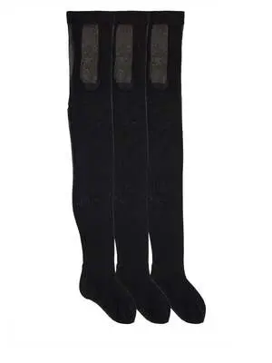 Dolce & Gabbana Tripack Tights - Black
