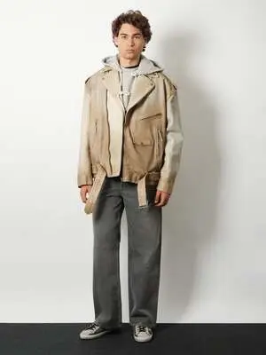 GOLDEN GOOSE Phoebe Leather Jacket - Multicolor