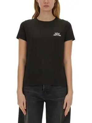 Kenzo Happy Tiger Cotton T-shirt - Black