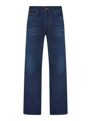 Celine Royal Indigo Low-rise Jeans - Multicolor
