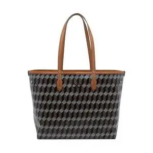 AU DEPART N° 47 Tote Bag In Monogram Canvas And Calfskin