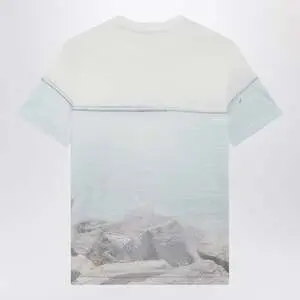 Chloé Crewneck Logo T-shirt In Cotton Jersey - Multicolor