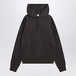 Saint Laurent Cotton Hoodie With Logo Embroidery