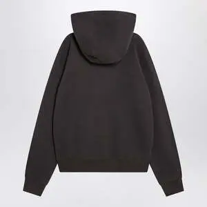 Saint Laurent Cotton Hoodie With Logo Embroidery