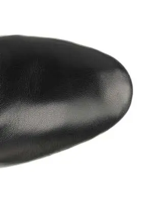 Celine Lace-up Ballerinas In Lambskin