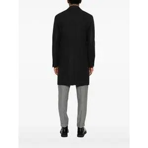 Tagliatore Double-breasted Checked Wool Coat